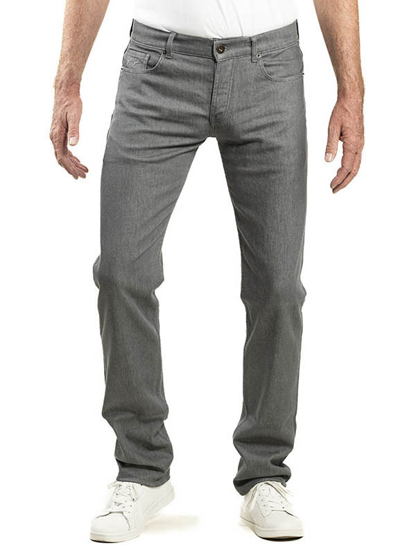 Straight grey denim jeans for extra tall men | CUBjeans expert online L38